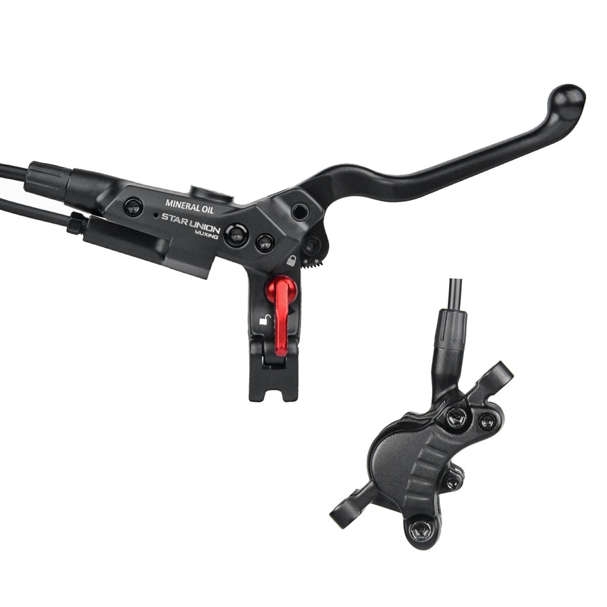 Star Union 221PYDJZ + KQ156 / KQ150 Hydraulic Disc Brake Kit with Park